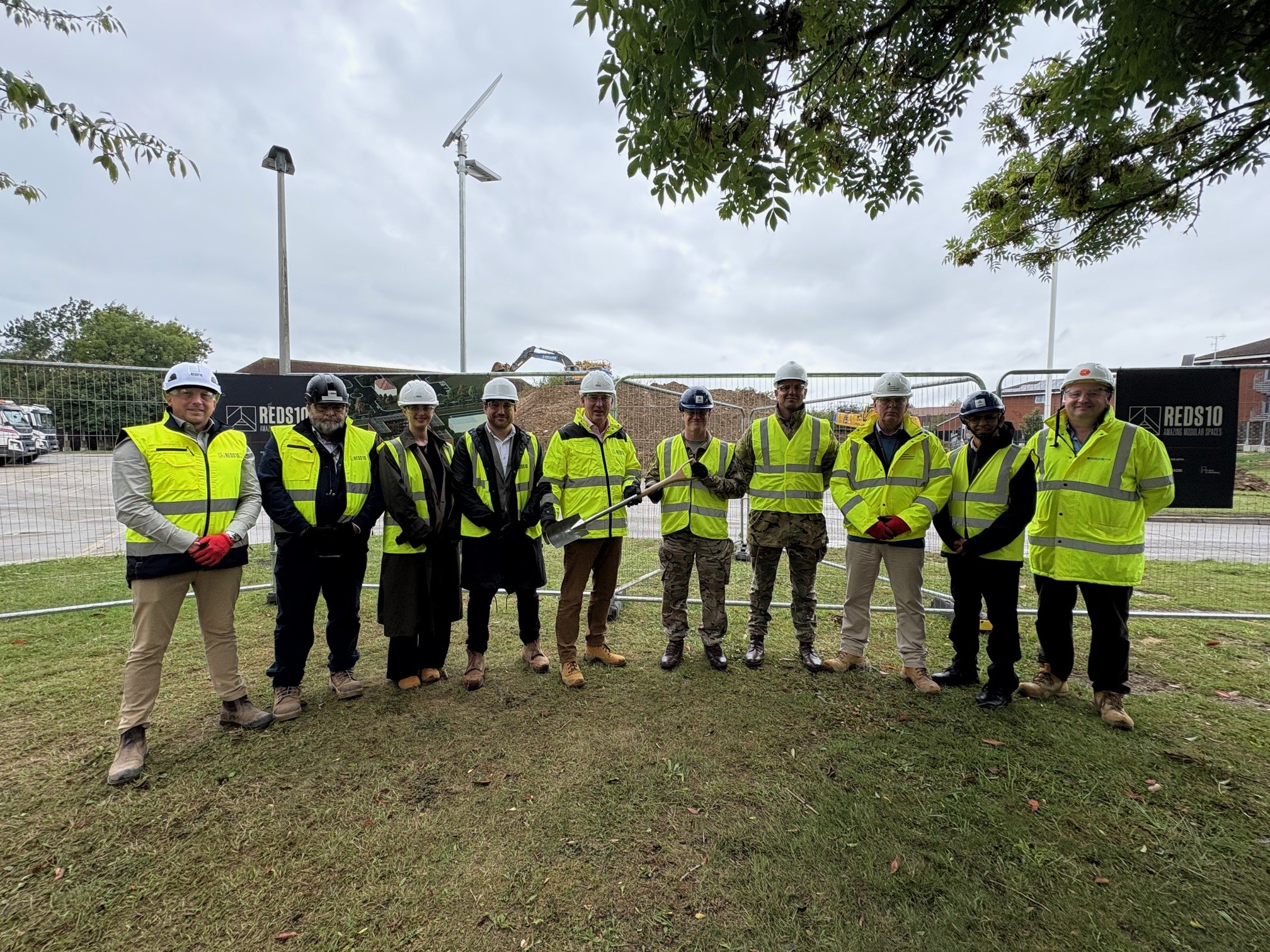 New Army Accommodation Under Construction at Baker Barracks - Reds10